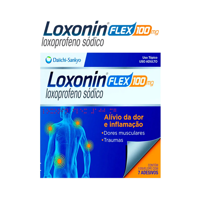 Loxonin Flex 100mg 7 Adesivos - Loxonin Flex 100mg 7 Adesivos - DAIICHI ...