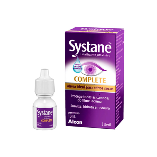 Systane Complete Colírio 10mL - SYSTANE COMPLETE 10ML ALCON - ALCON