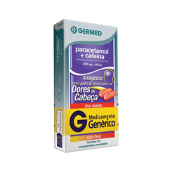 Paracetamol + Cafeína 20Cpr Germed - PARACETAMOL+CAFEINA 20CPR ...