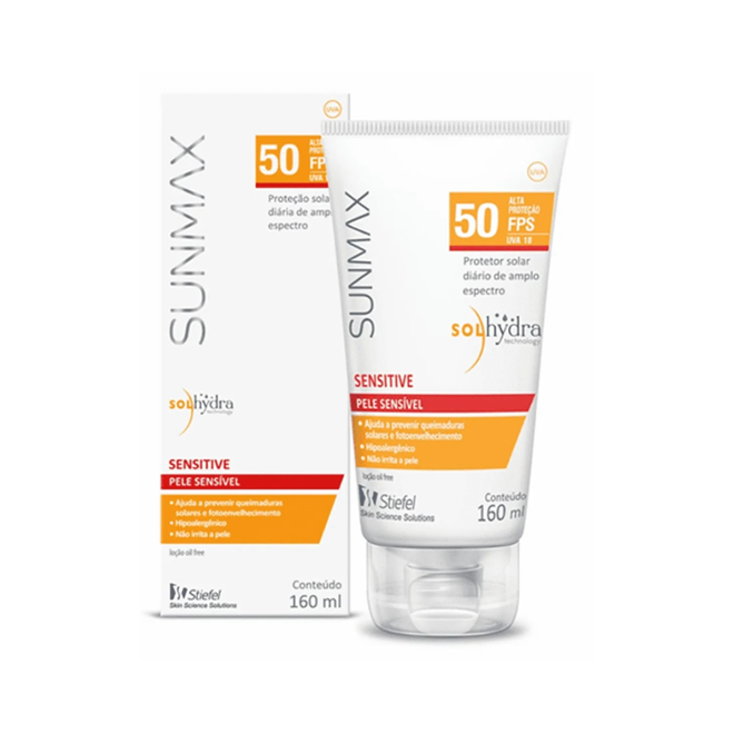 Protetor Solar Sunmax Sensitive FPS50 60mL - SUNMAX SENSITIVE FPS 50 ...