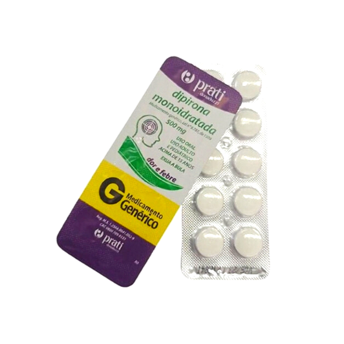 Dipirona Monoidratada 500mg 10cpr Prati Donaduzzi - DIPIRONA SÓDICA ...