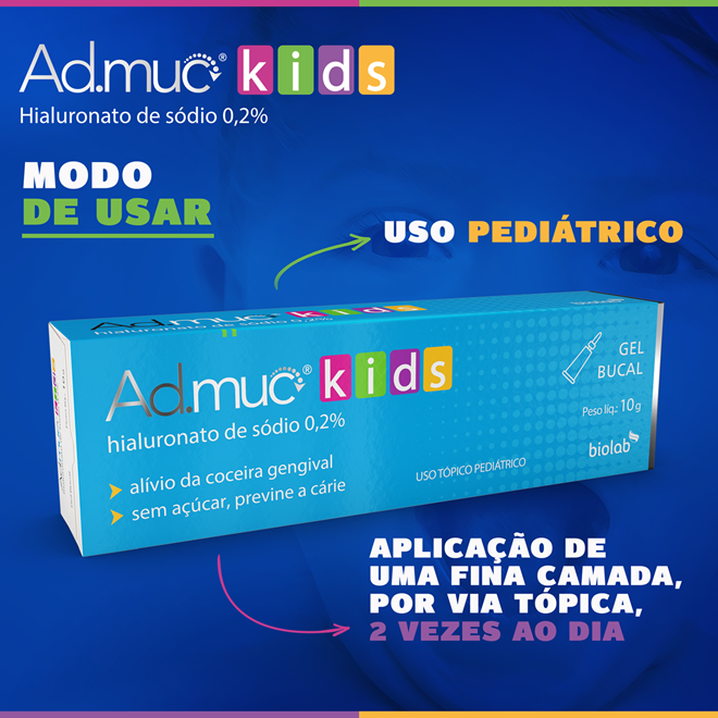 Ad Muc Kids Gel 10g Biolab - Ad Muc Kids Gel 10g Biolab - BIOLAB RX - OTC