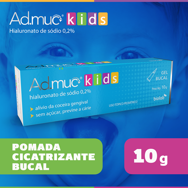 Ad Muc Kids Gel 10g Biolab - Ad Muc Kids Gel 10g Biolab - BIOLAB RX - OTC