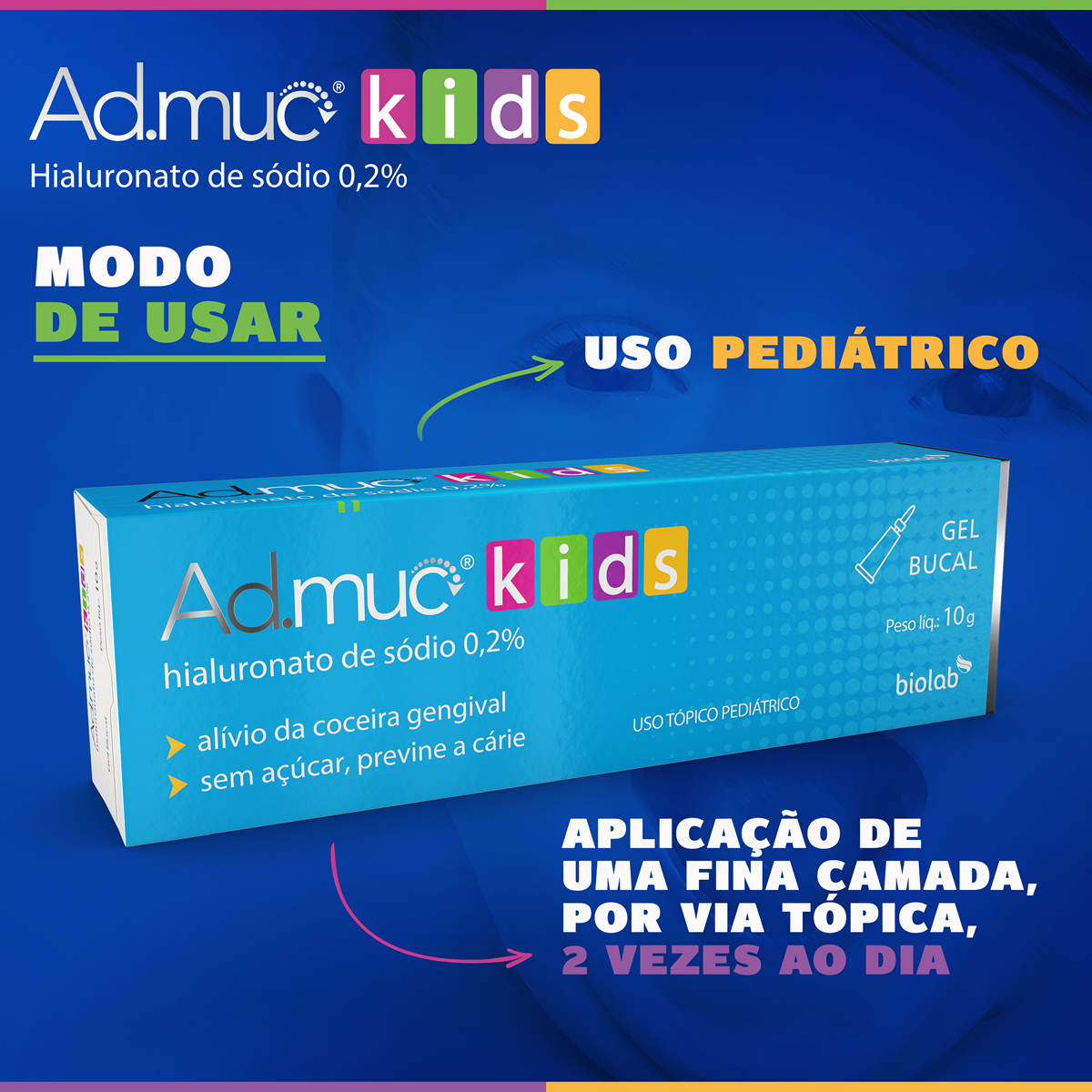 Ad Muc Kids Gel 10g Biolab - Ad Muc Kids Gel 10g Biolab - BIOLAB RX - OTC