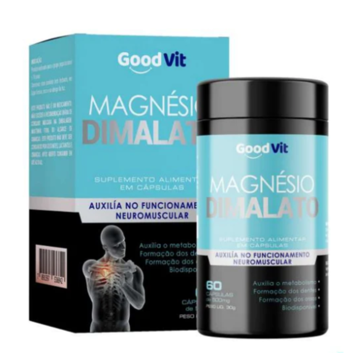 Magnésio Dimalato 60cápsulas Good Vit - MAGNESIO DIMALATO 60CAPS GOOD ...