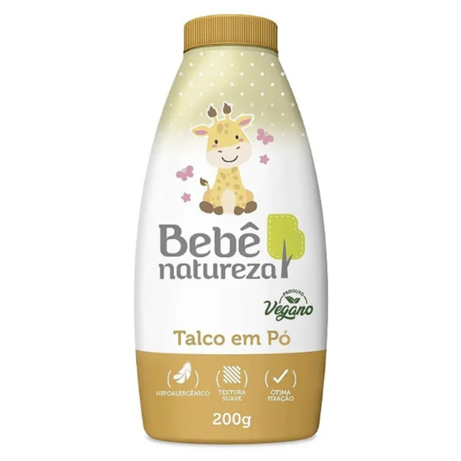 Talco em Pó Bebê Natureza 200g - Talco em Pó Bebê Natureza 200g - BIOTROPIC