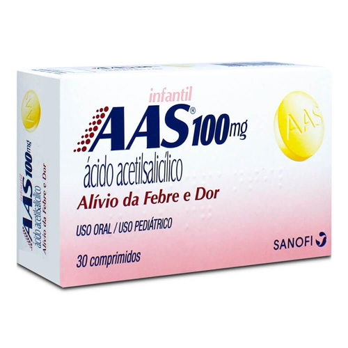 AAS 100MG INFANTIL 30CPR - AAS 100MG INFANTIL 30CPR - HYPERA - DIVISAO PP