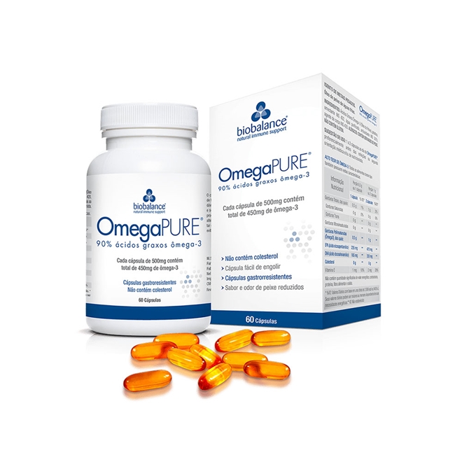 OMEGA PURE 500MG C/60 CAPSULAS BIOBALANCE - OMEGA PURE 500MG C/60 ...