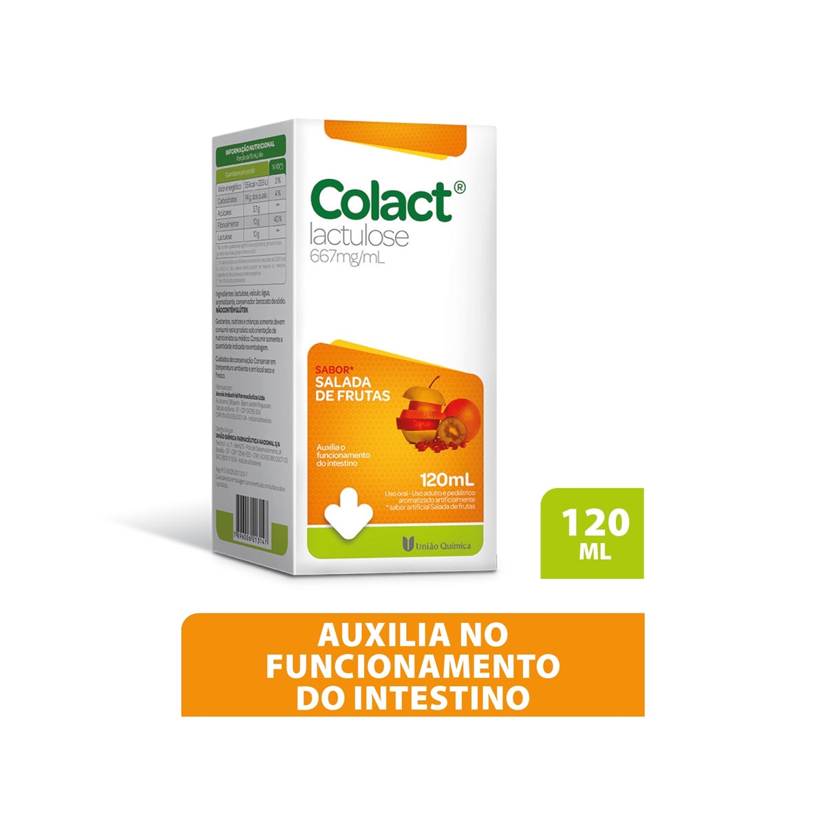COLACT 667MG/ML SALADA DE FRUTAS 120 ML - COLACT 667 MG/ML SALADA DE ...
