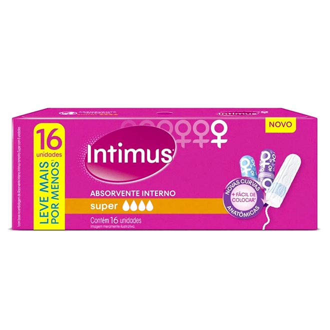 ABSORVENTE INTIMUS INTERNO SUPER C/16 - ABSORVENTE INTIMUS INTERNO ...