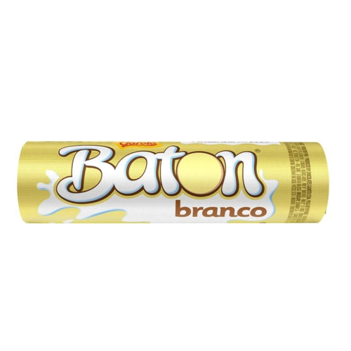 Chocolate Baton Branco 16g - Chocolate Baton Branco 16g - GAROTO