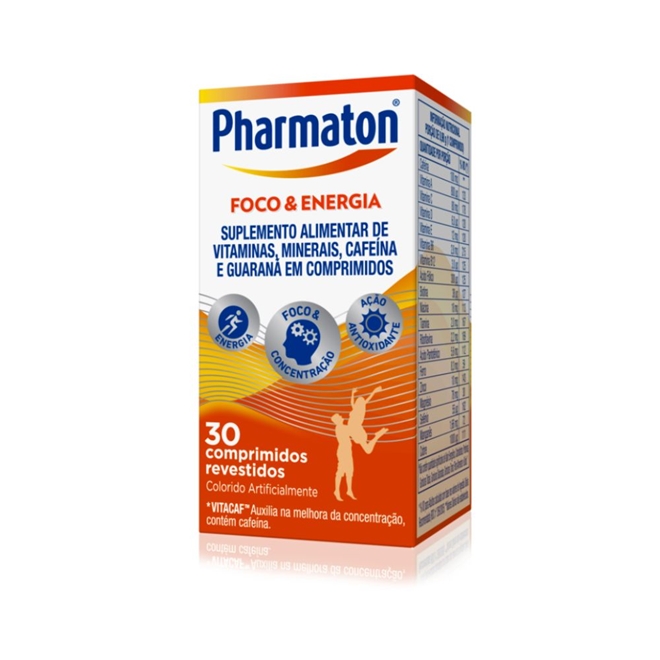 Pharmaton Foco & Energia 30cpr - PHARMATON ENERGY C/30 COMPRIMIDOS ...