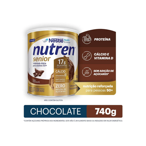 Nutren senior chocolate 740g - NUTREN SENIOR CHOCOLATE 740GR - NESTLE