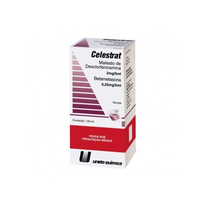 Celestrat Xarope 120mL - CELESTRAT 2MG XAROPE 120ML - UNIAO QUIMICA
