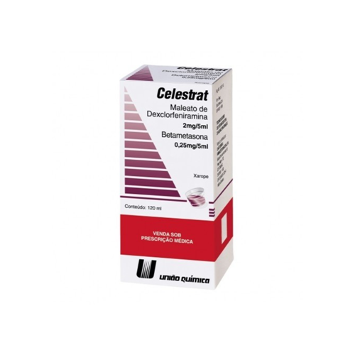 Celestrat Xarope 120mL - CELESTRAT 2MG XAROPE 120ML - UNIAO QUIMICA