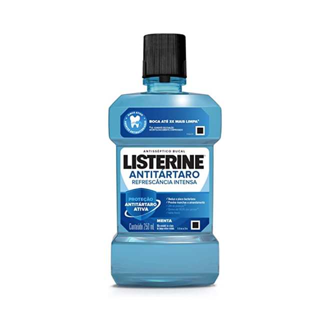 Listerine Antitártaro Menta 250mL - LISTERINE TARTAR CONTROL 250ML ...