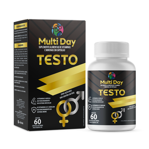MultiDay Testo 400mg 60cáps - Multi Day Testo 400mg 60cáps - GOLDEN LOG