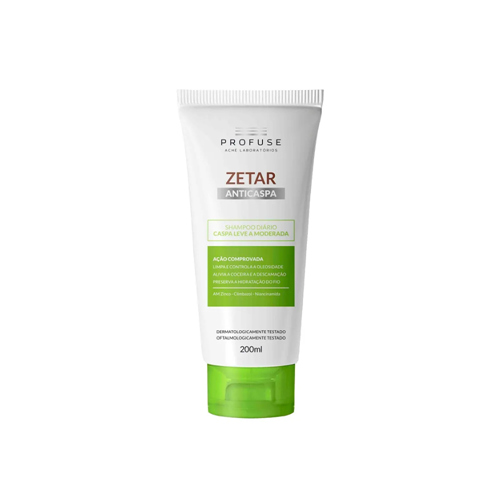 Zetar Anticaspa Shampoo Diário Profuse 200mL - SHAMPOO DIARIO ZETAR ...