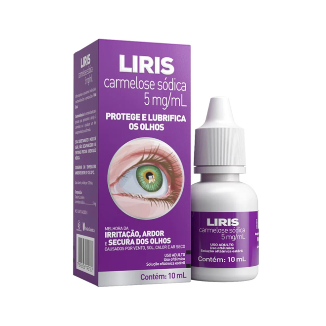 Liris Solução Oftálmica 10mL - COLIRIO LIRIS 5MG/ML 10ML - GENOMMA