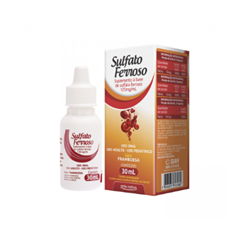 Sulfato Ferroso 125mg/mL Gotas 30mL Arte Nativa - Sulfato Ferroso 125mg/mL Gotas 30mL Arte ...