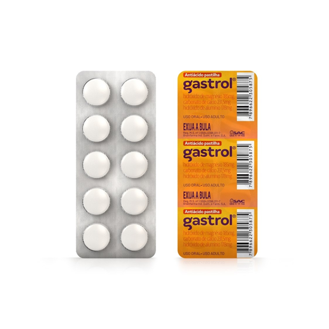 Gastrol 10 Pastilhas - Gastrol 10 Pastilhas - HYPERA - DIVISAO CH
