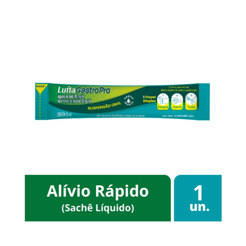 Lufta Gastro Pro 1 Sachê 10mL - LUFTA GASTRO PRO SACHE LIQUIDO 10ML ...