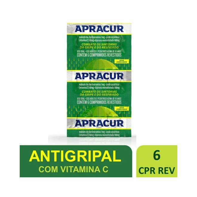 Apracur 6cpr - Apracur 6cpr - HYPERA - DIVISAO CH