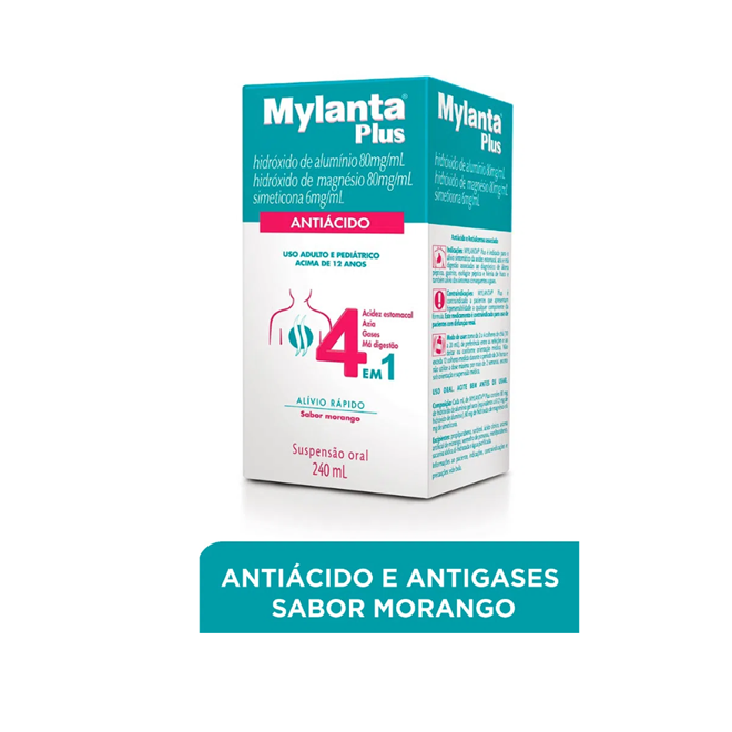 Mylanta Plus Morango 240mL - Mylanta Plus Morango 240mL - JOHNSON ...