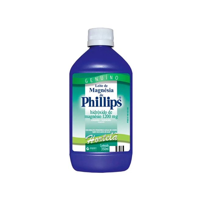 Leite de Magnésia Phillips Hortelã 350mL - LEITE DE MAGNESIA PHILIPS ...