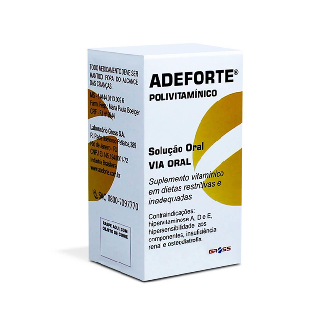 Adeforte Solução Oral 1 Ampola 3mL - Adeforte Solução Oral 1 Ampola 3mL ...